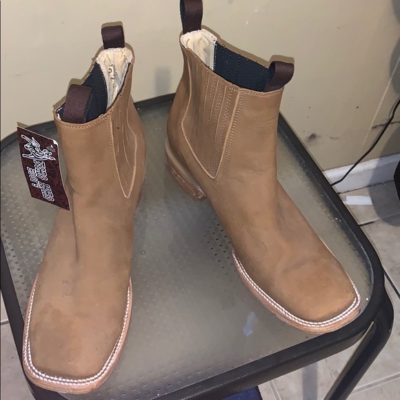 Shoes | Toro Moro Suede Chelsea Square Toe Rodeo Boots | Poshmark